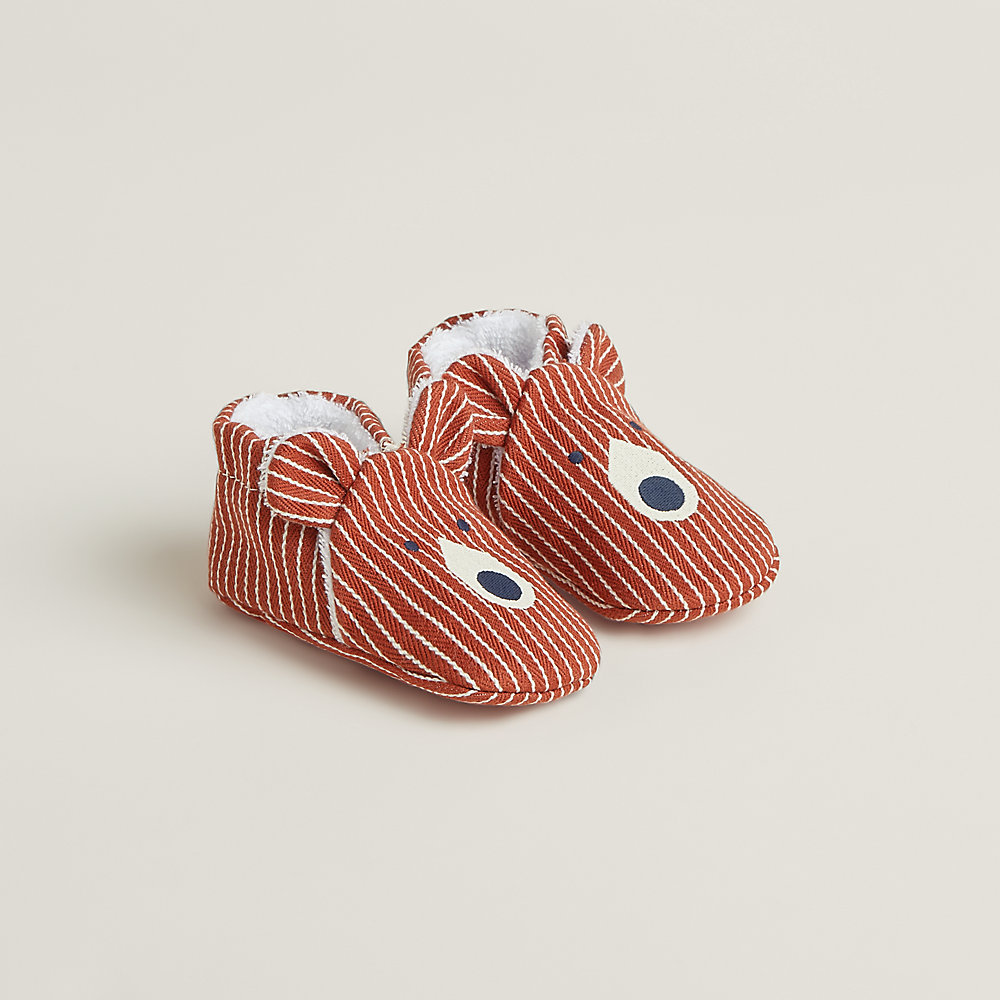 Animaux Blocks booties - Brown | Hermès Mainland China