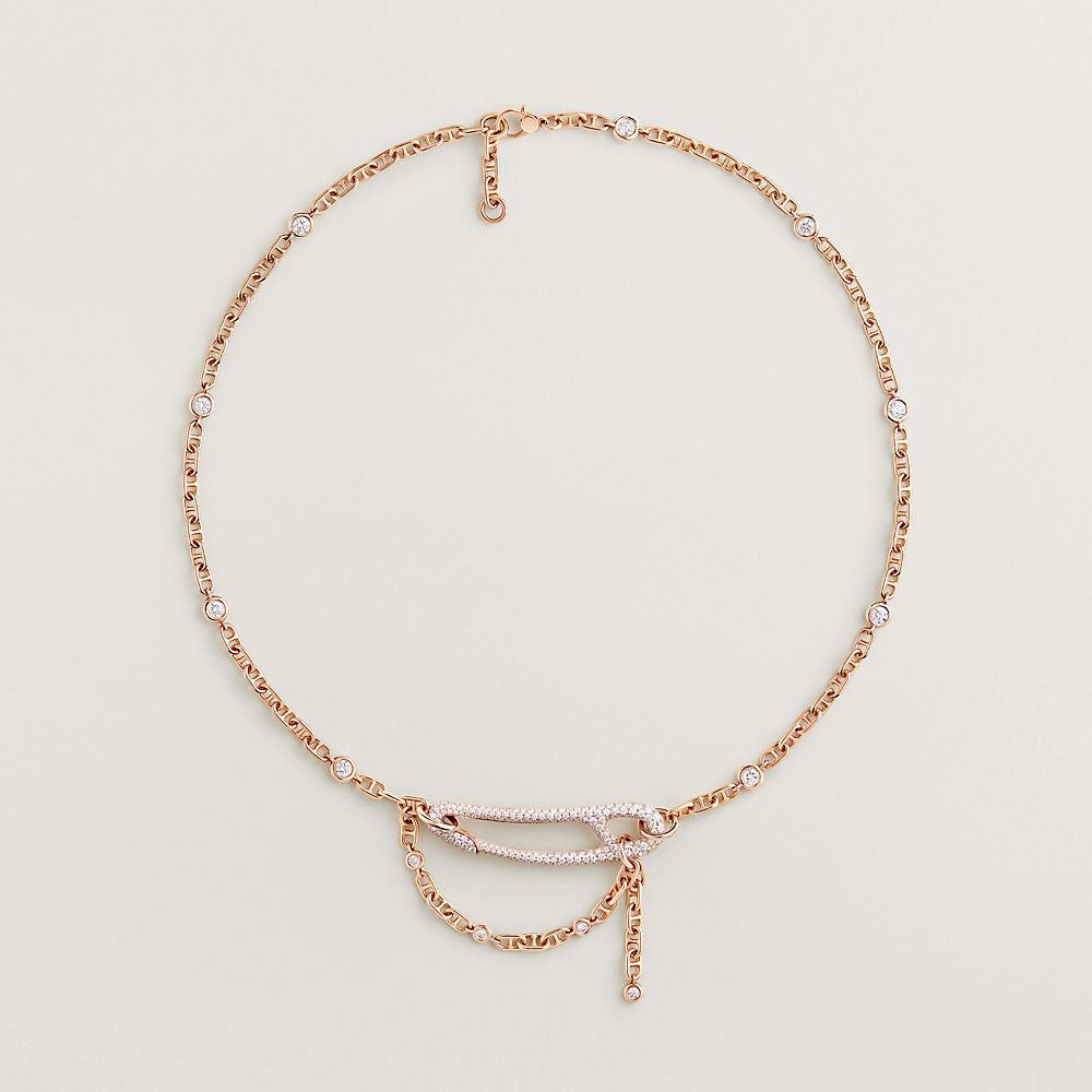 Chaine d'ancre Punk necklace, medium model | Hermès Mainland China