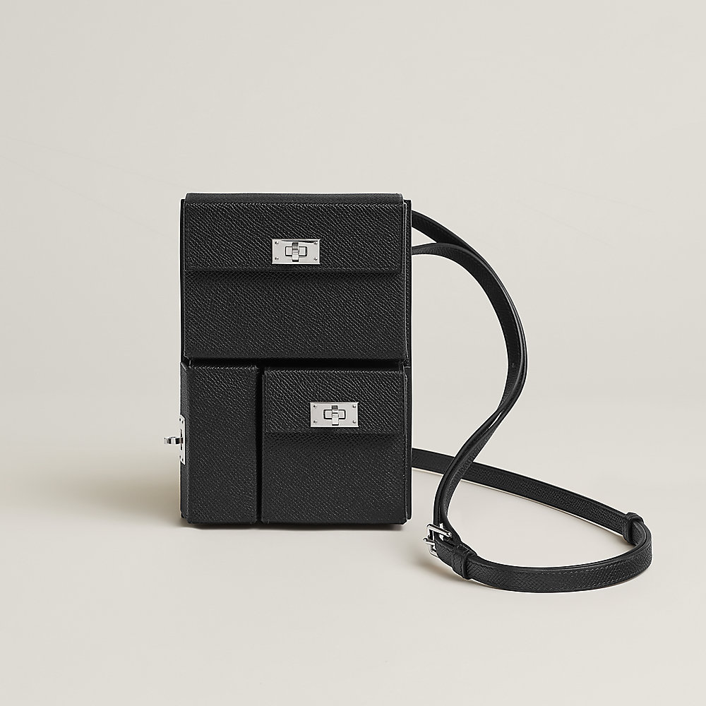 Kelly Multipocket To Go pouch - Black | Hermès Mainland China