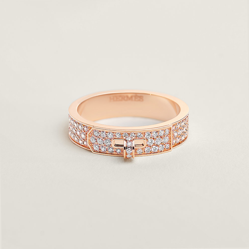 Kelly ring - Rose gold | Hermès Mainland China