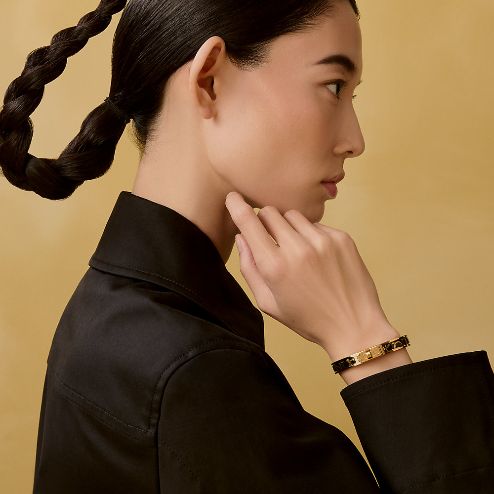 “Mini Clic Kelly全副马具”手镯 | Hermès - 爱马仕官网